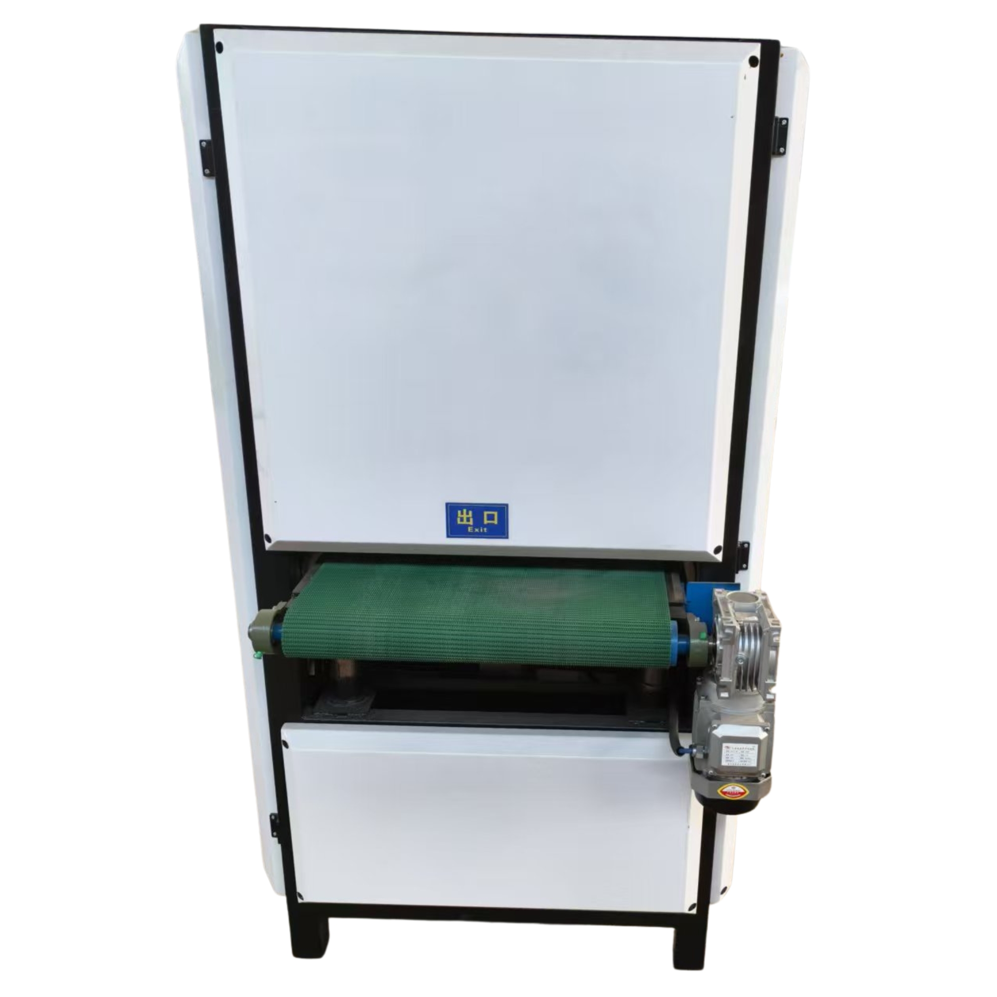600mm Industrial Double Belt Flat Polishing Machine - AJ ABRASIVES