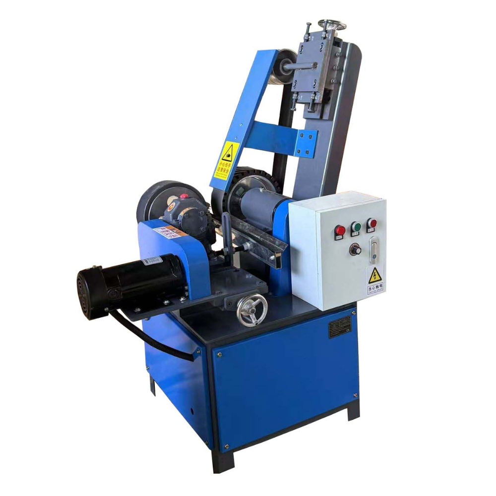 80mm Pipe rod tube bar polishing machine with belt - AJ ABRASIVES